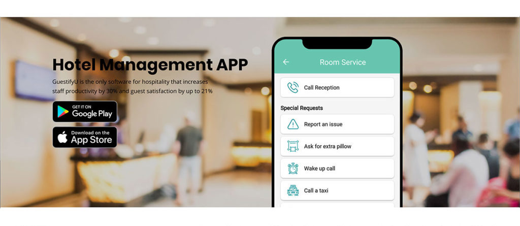 GuestifyU Hotel Management App website design - WordPress web Design ...