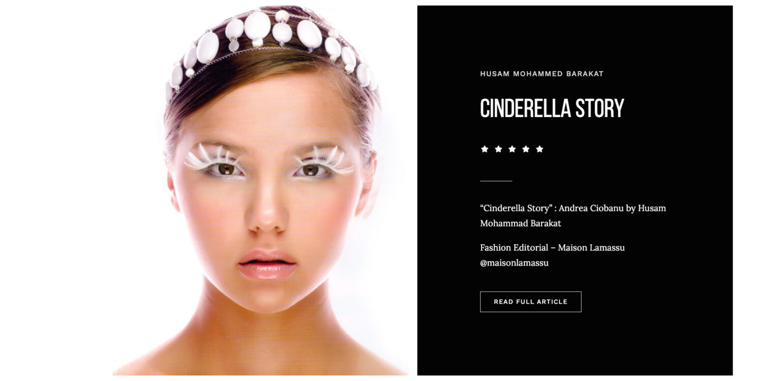 Fashion Model Website design Andreea Ciobanu - WordPress web Design SEO ...